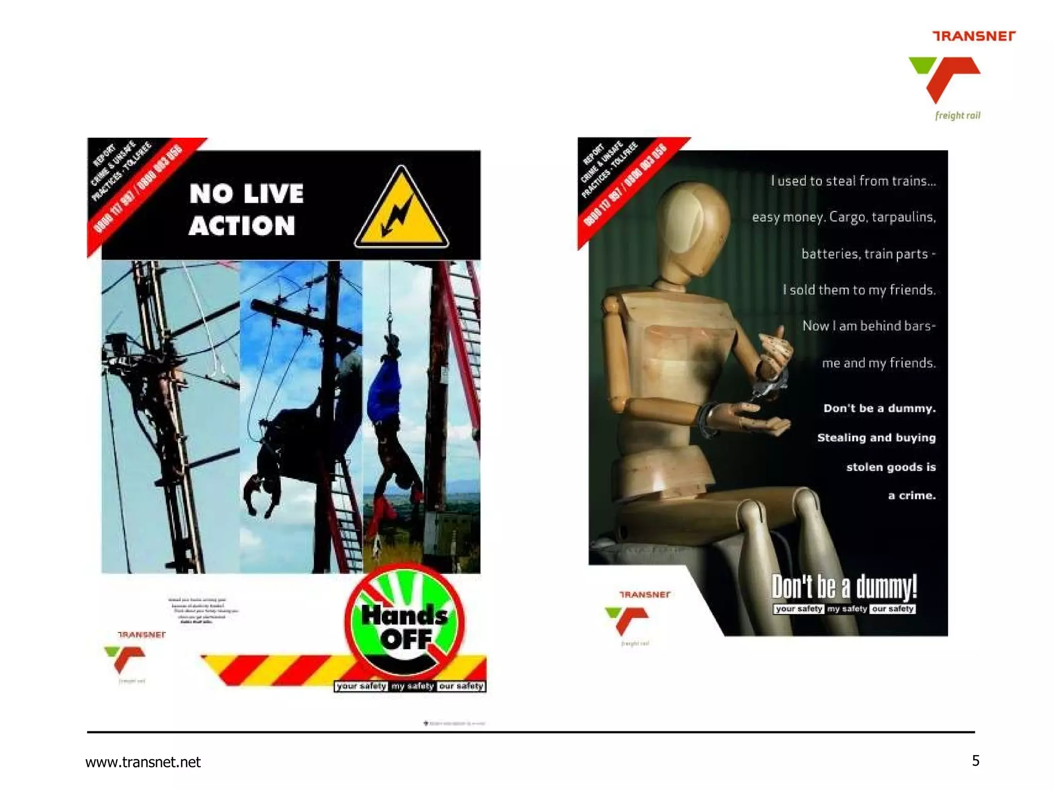 Transnet Freight Rail - Safety elements 2011 | PPT