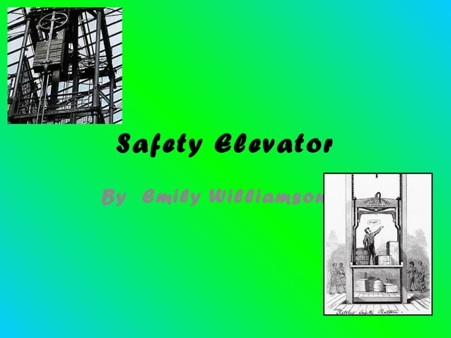 Safety Elevator | PPT