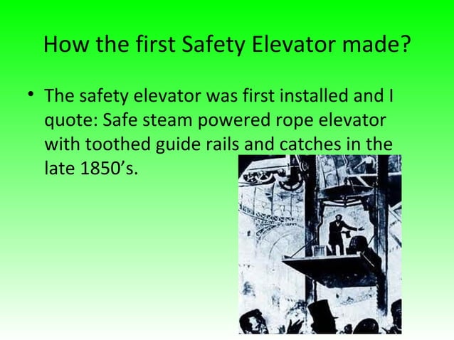 Safety Elevator | PPT