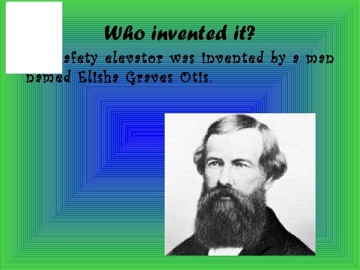 Elisha Otis Freight Elevator