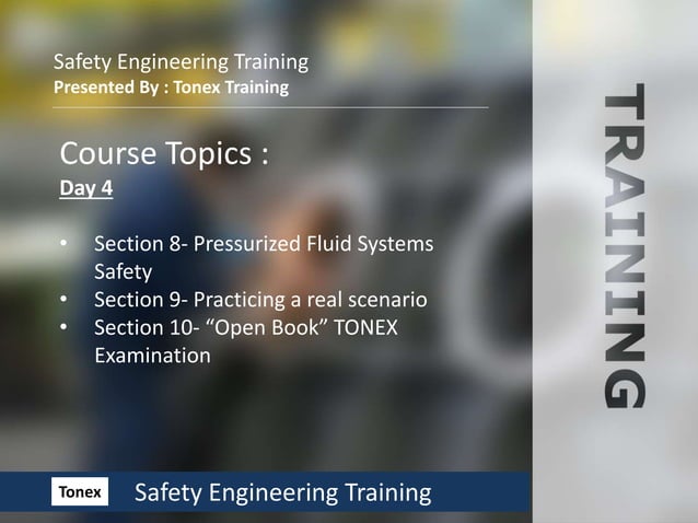Safety Engineering Training, Learn All The Machinery Safety Regulations ...