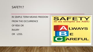 Safety equipments | PPTX