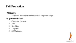 Safety equipment's during construction | PPTX
