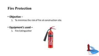 Safety equipment's during construction | PPTX