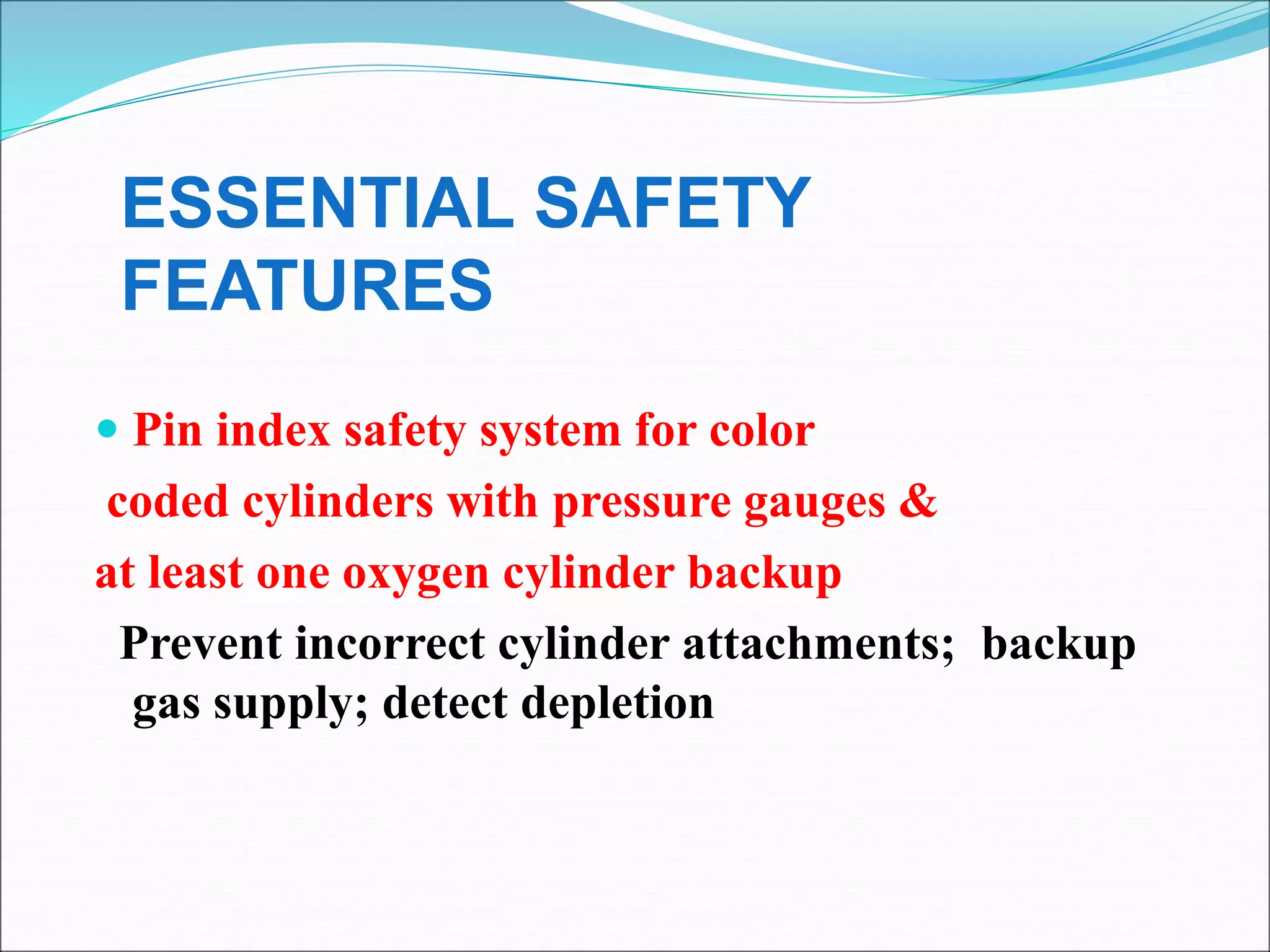 Safety feature of BOYLE'S anesthesia machine | PPT