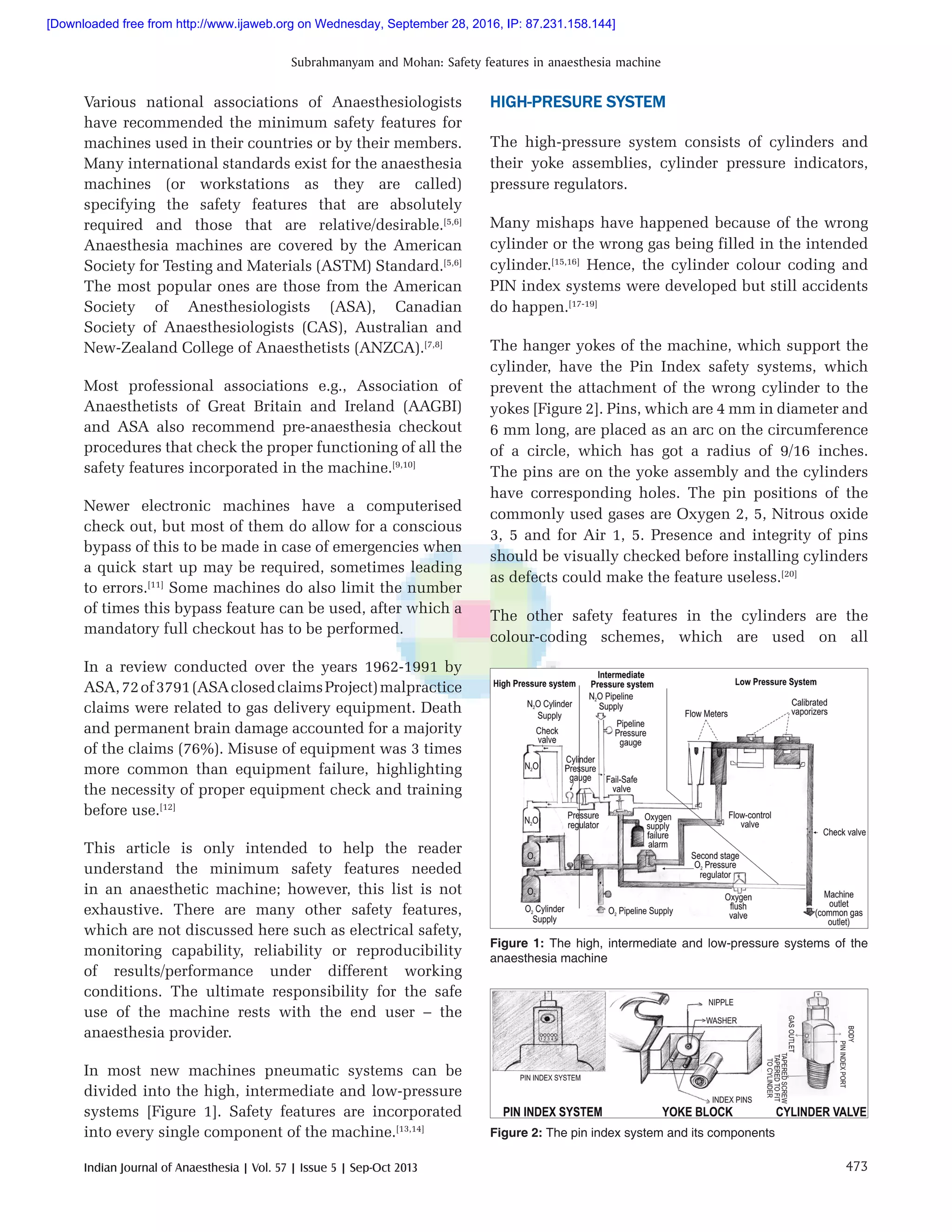 Safety features in_anaesthesia_machine-1 | PDF | Operating Systems ...