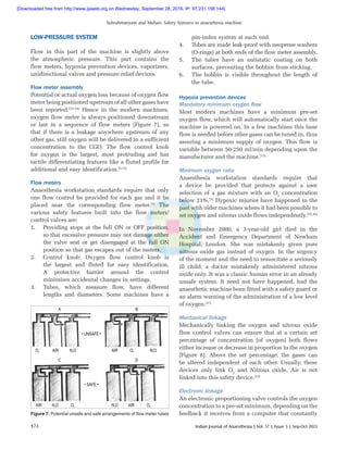 Safety features in_anaesthesia_machine-1 | PDF | Operating Systems ...