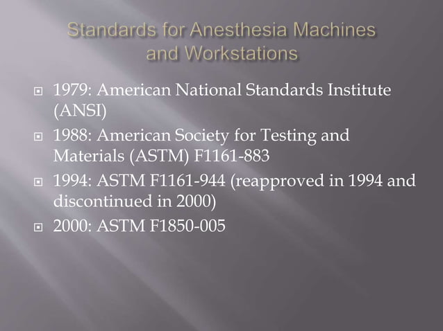 Safety features in anesthesia machine | PPTX