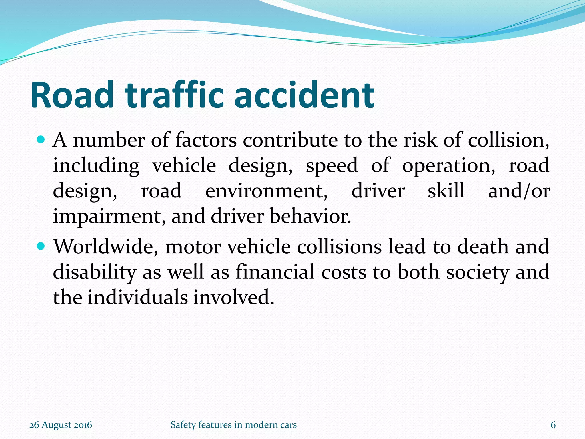 Safety features in our cars | PPTX