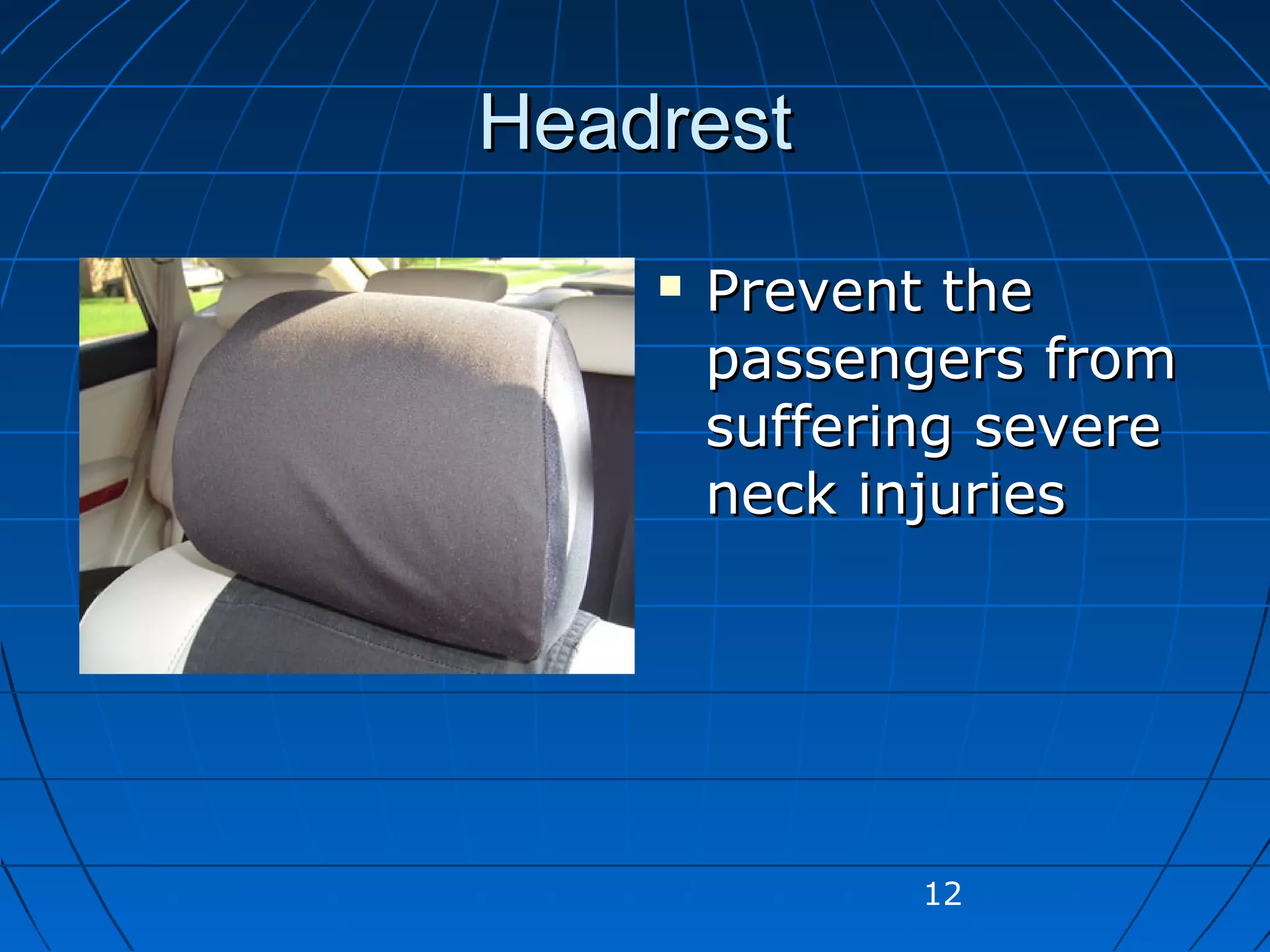Safety features in vehicles | ODP