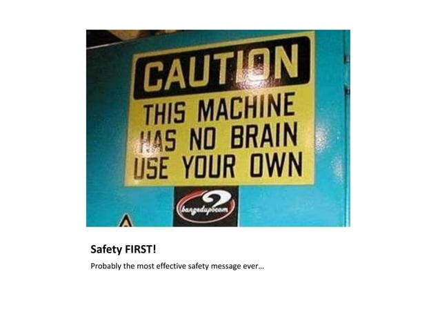 Safety First! | PPT