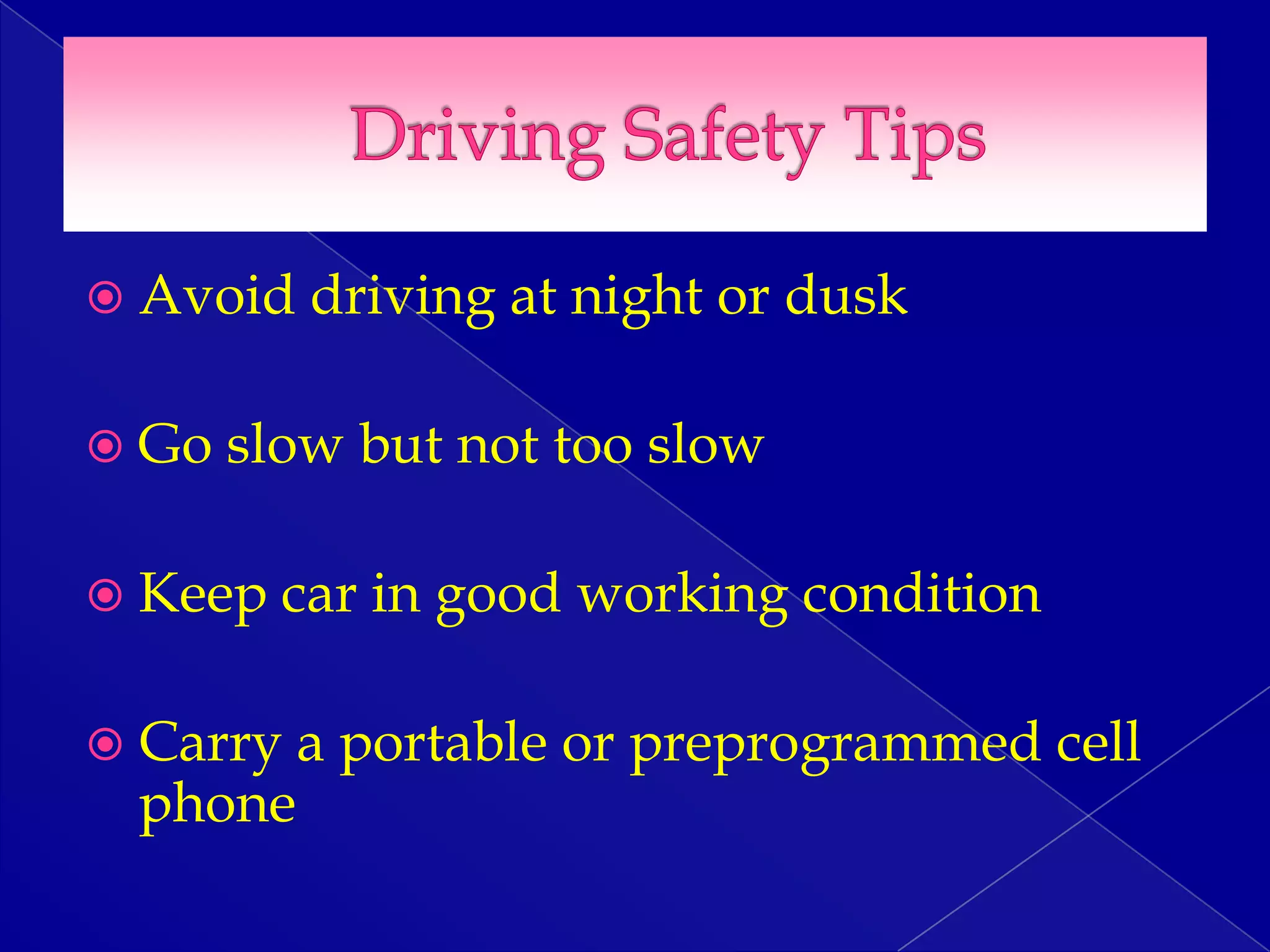 Safety for elderly with visual limitations powerpoint video[1] | PPTX