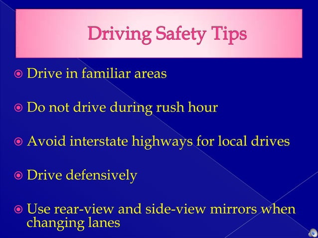 Safety for elderly with visual limitations powerpoint video[1] | PPTX