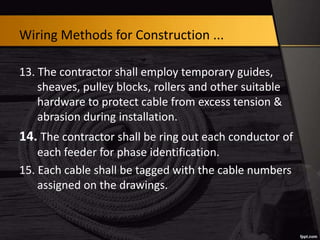 Safety for wiring methods | PPT
