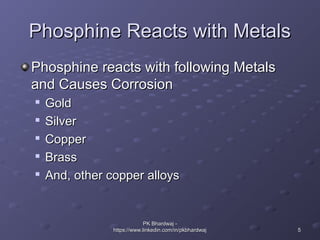Safety from Phosphine in Grain Silo Terminals | PPT
