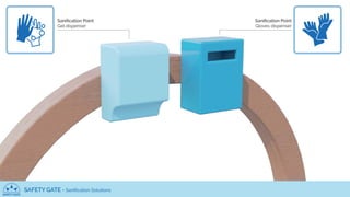 Safety gate sanification solutions perminent arch and inflatable ...