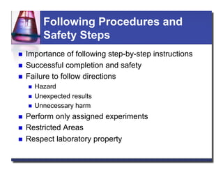 Science Safety Guidebook Presentation | PDF