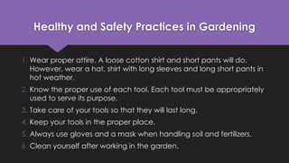 Safety Guidelines and Gardening Equipment.pptx