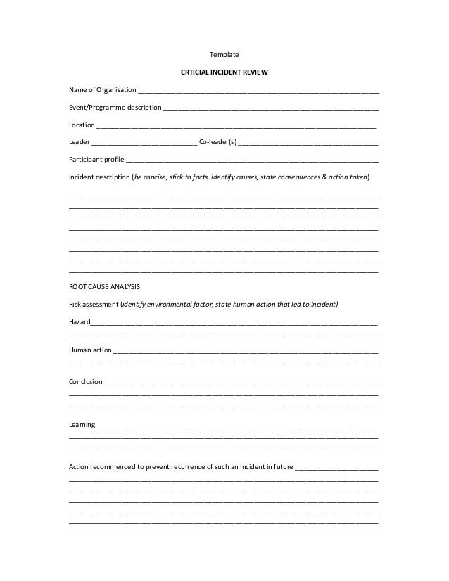 Safety Guidelines By Ec 16 2 Template Crticial Incident Review safety-guidelines-by-ec-16-2-template-crticial-incident-review
