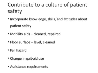 Safety guidelines in Physiotherapy (Physical therapy) practice | PPTX