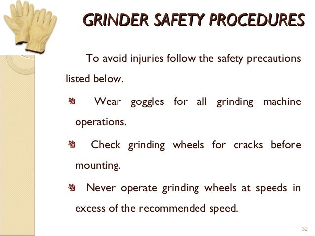 Safety hand tools & grinding
