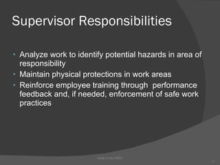 OSHA Compliance | PPT