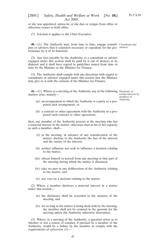 Safety, health and welfare at work act 2005 | PDF