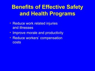 Safety_&_Health_Program_2.ppt for working area | PPT