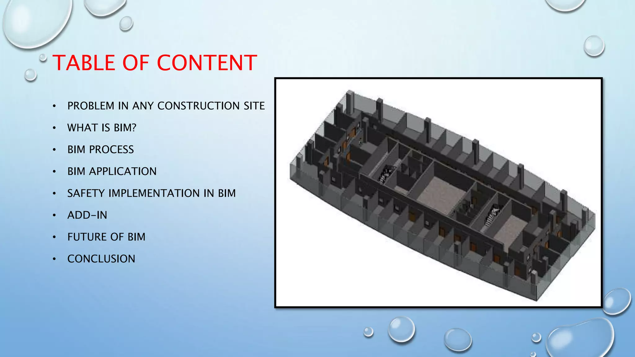 Safety implementation in BIM | PPTX
