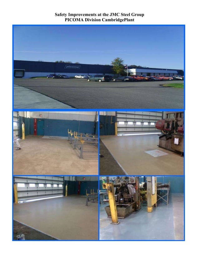 Safety Improvements At PICOMA | DOCX