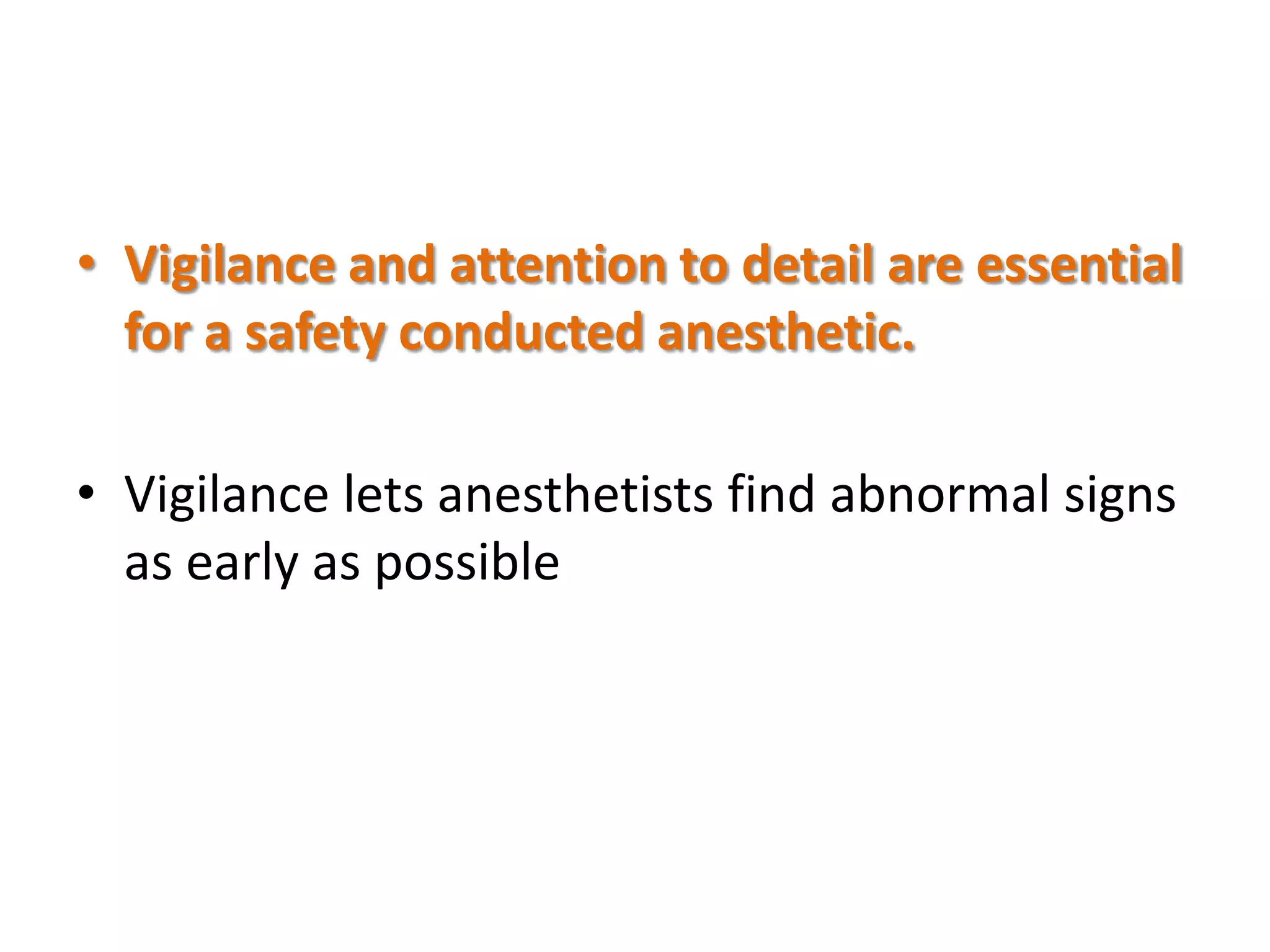 Safety in Anesthesia | PPTX