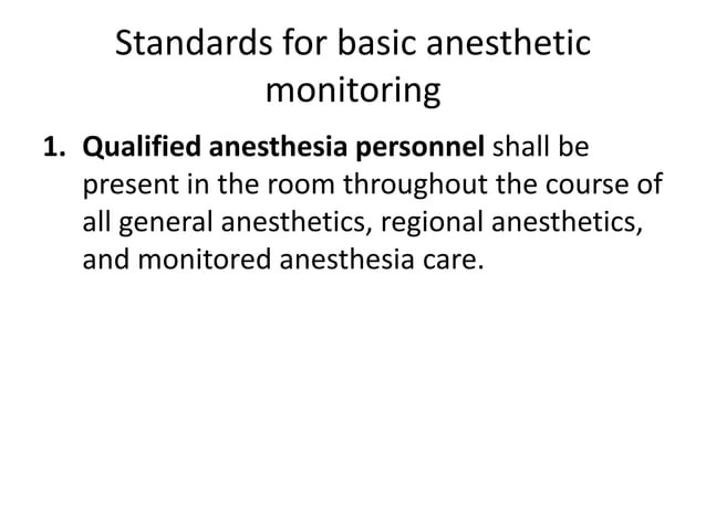 Safety in Anesthesia | PPTX