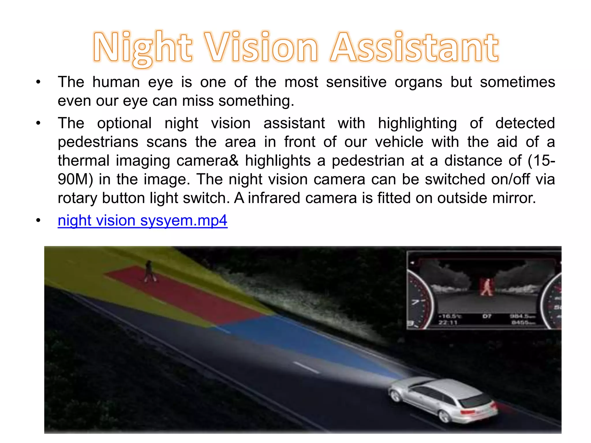 Advance Safety Systems in automobile | PPTX