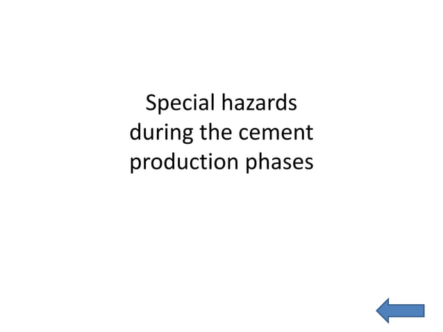 Safety in cement plant | PPTX
