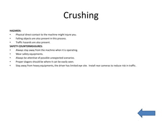 Safety in cement plant | PPTX