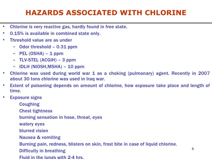 Safety in chlorine ppt