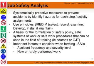 Occupational Safety and Health Management in Construction Industry | PDF