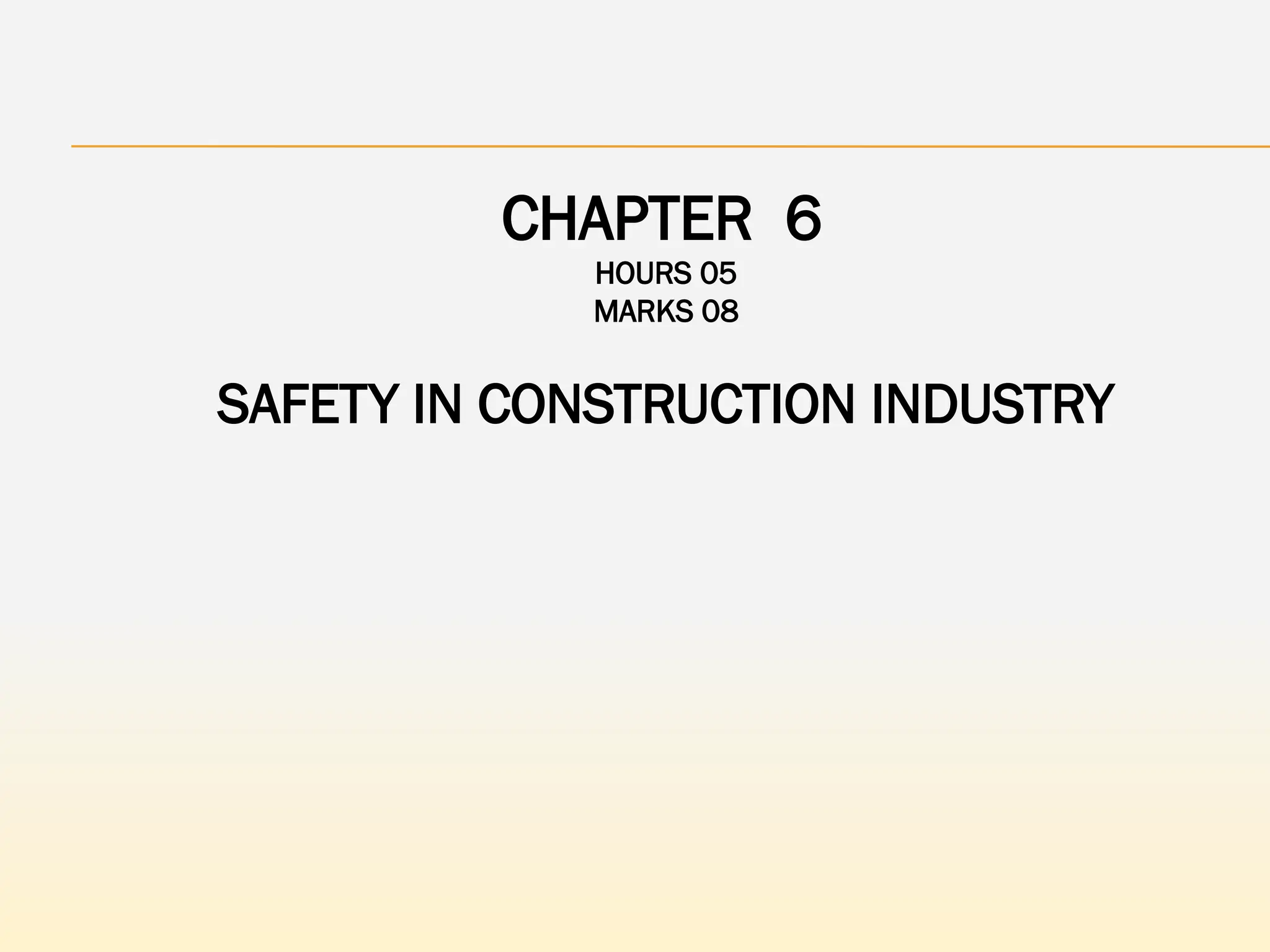 SAFETY IN CONSTRUCTION INDUSTRY, CIVIL ENGINEERING | PPTX