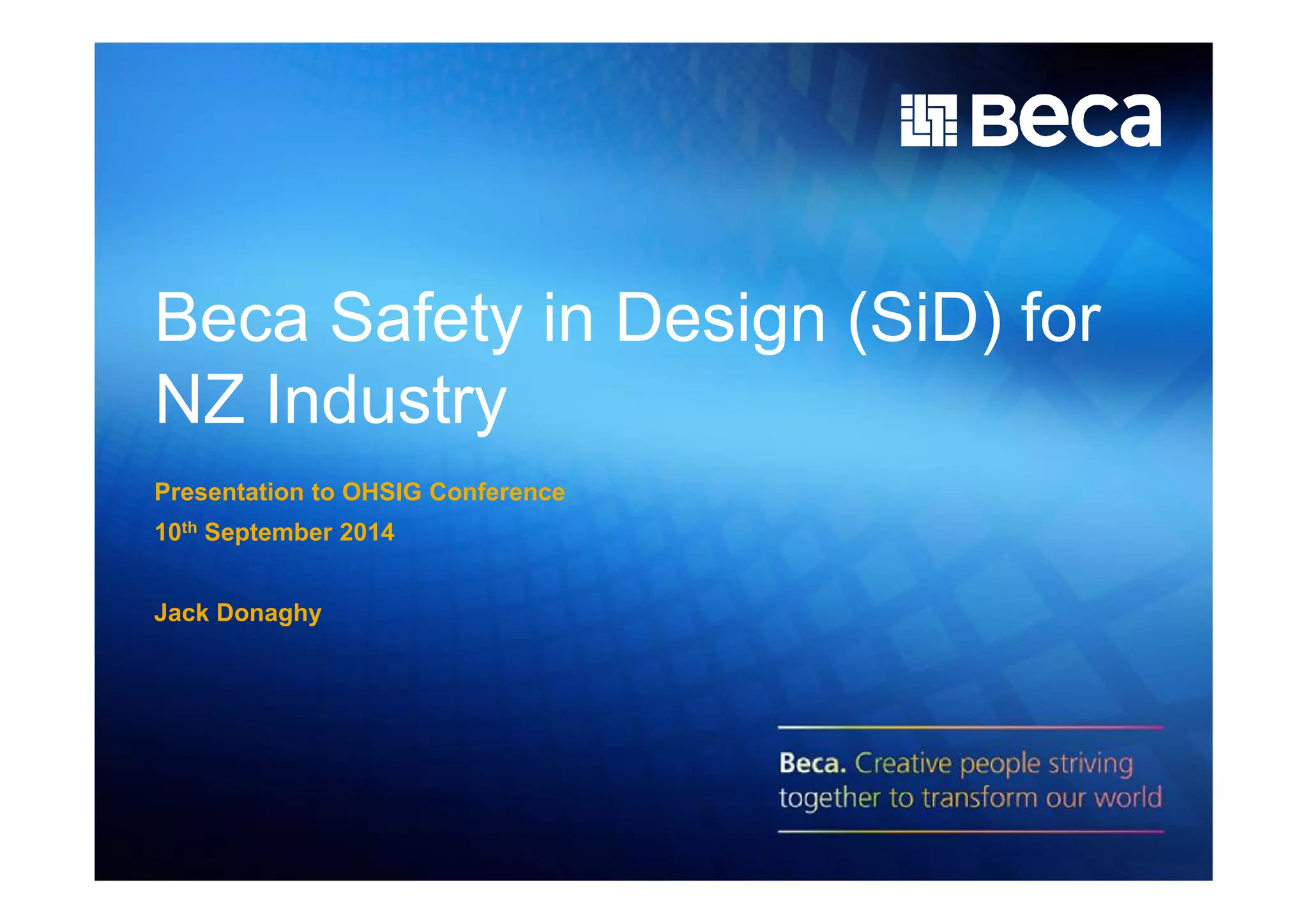 Safety in design for NZ industry | PDF