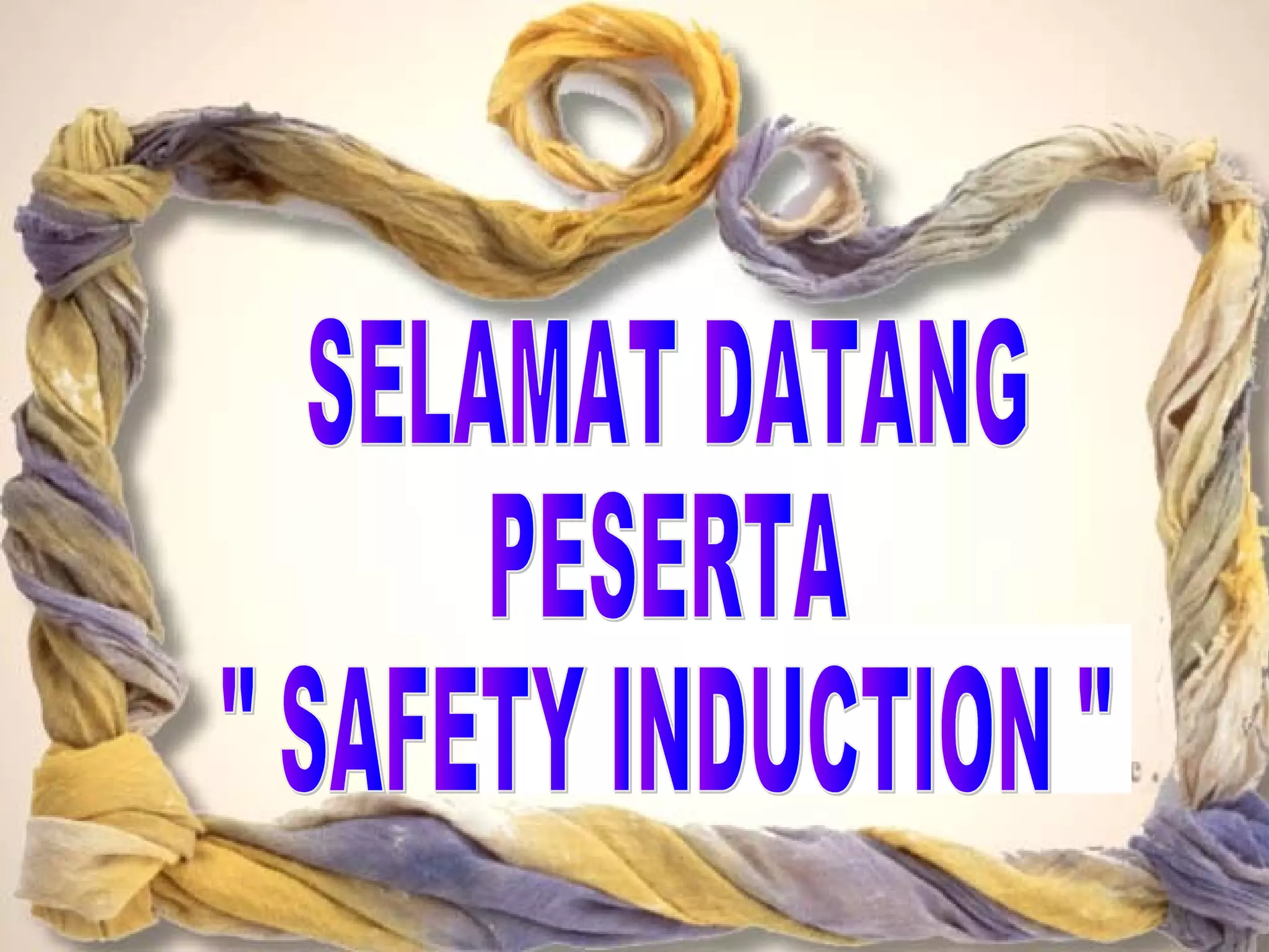 Safety induction | PPT