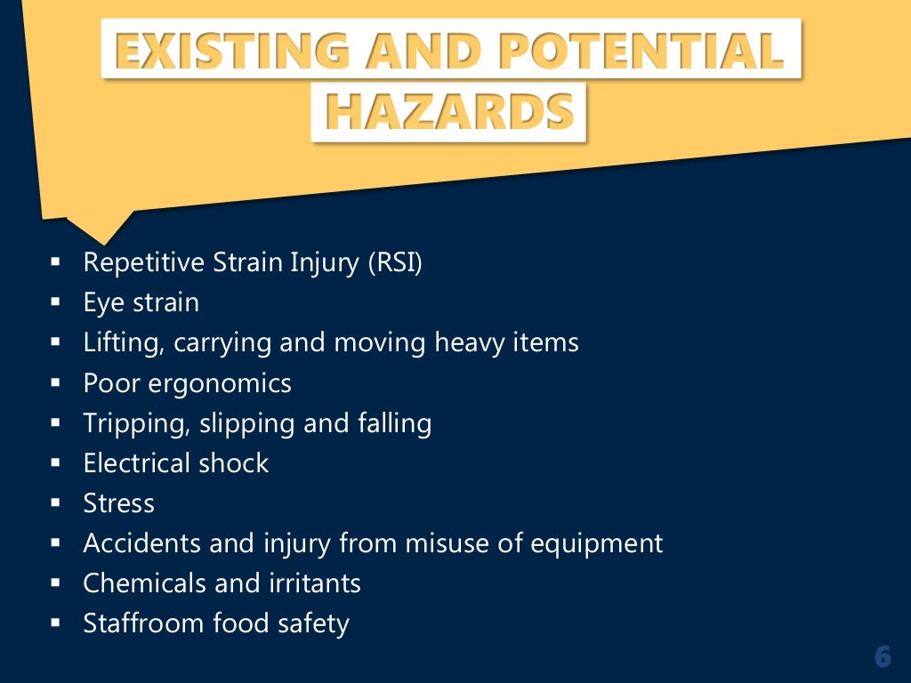 Safety induction presentation