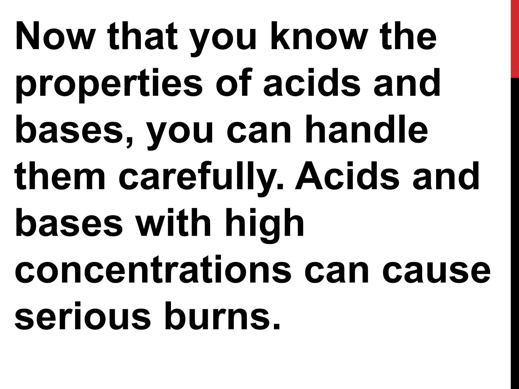 Safety in handling acids and bases | PPTX