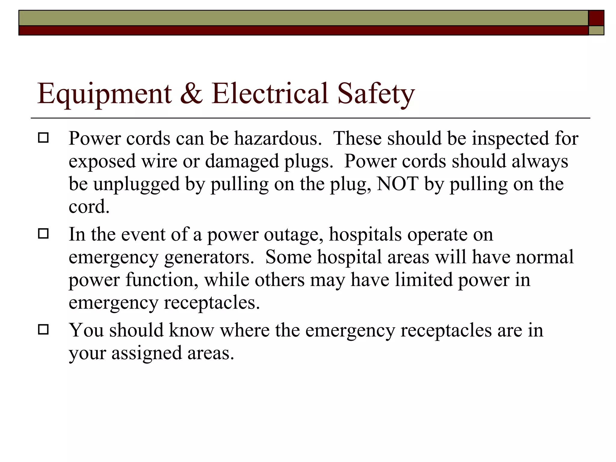 Safety in hospitals | PPT
