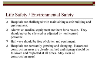 Safety in hospitals | PPT