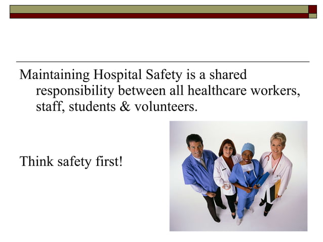 Safety in hospitals | PPT