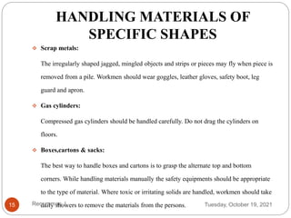 Safety in Material Handling | PPTX