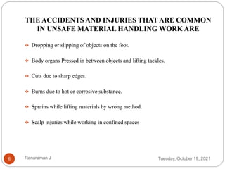 Safety in Material Handling | PPTX