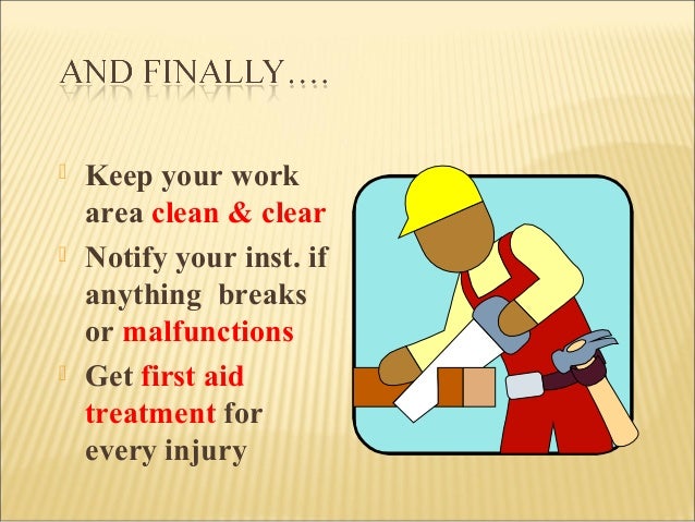 Safety in mechanical maintenance