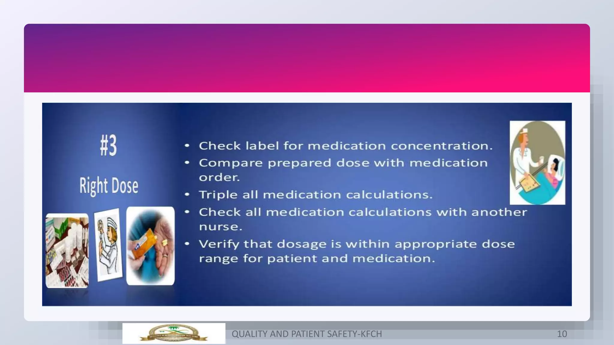 Safety in medication administration | PPTX