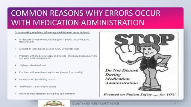 Safety in medication administration | PPTX